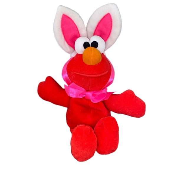 Sesame Street | Toys | Vintage Sesame Street Tyco Elmo Easter Bunny ...